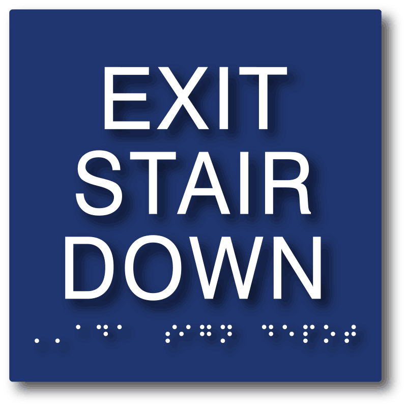 ADA Braille Exit Signs – ADA Sign Depot