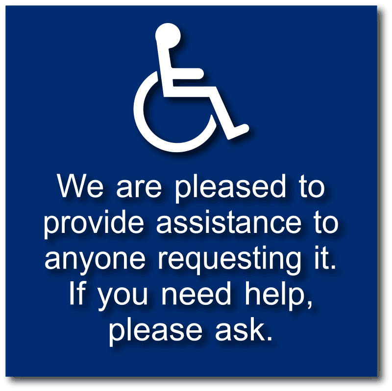 ADA Symbol Of Accessibility Signs – ADA Sign Depot