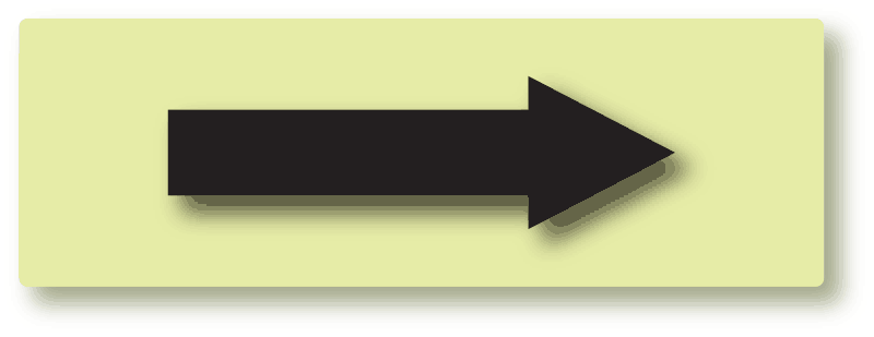 LaserGlow ADA Tactile Arrow Sign - Any Direction Arrow – ADA Sign Depot