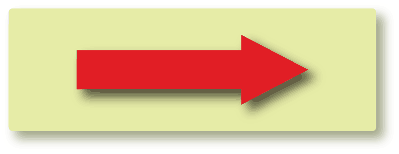 LaserGlow ADA Tactile Arrow Sign - Any Direction Arrow – ADA Sign Depot