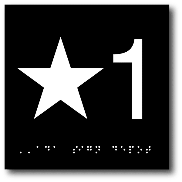 Elevator Floor Level Signs for Elevator Door Jambs - ADA Compliant ...