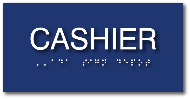 Cashier Sign