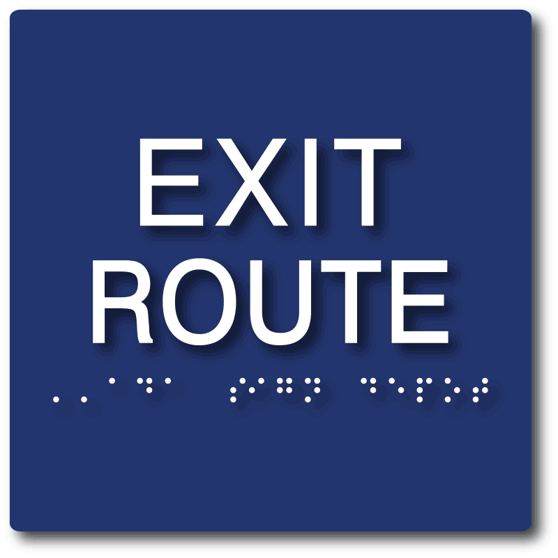 ADA Braille Exit Signs – ADA Sign Depot