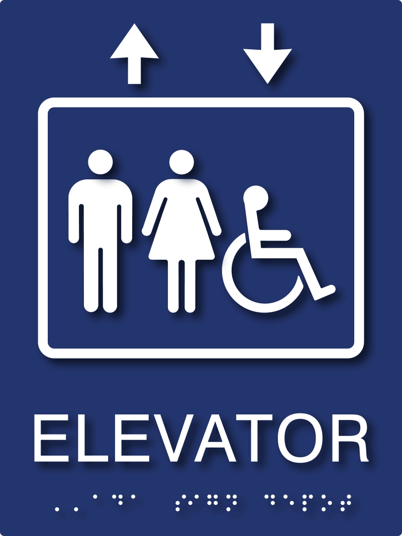 ADA Compliant Stairwell and Elevator Signs – ADA Sign Depot