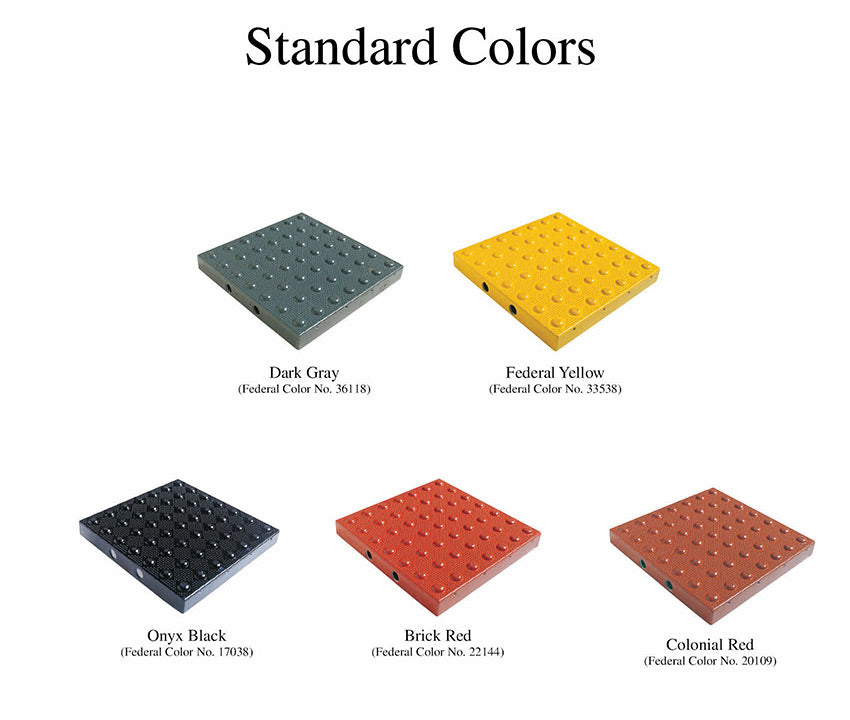 Truncated Domes Cast-in-Place Removable Tactile Tiles - 3' x 5' – ADA ...