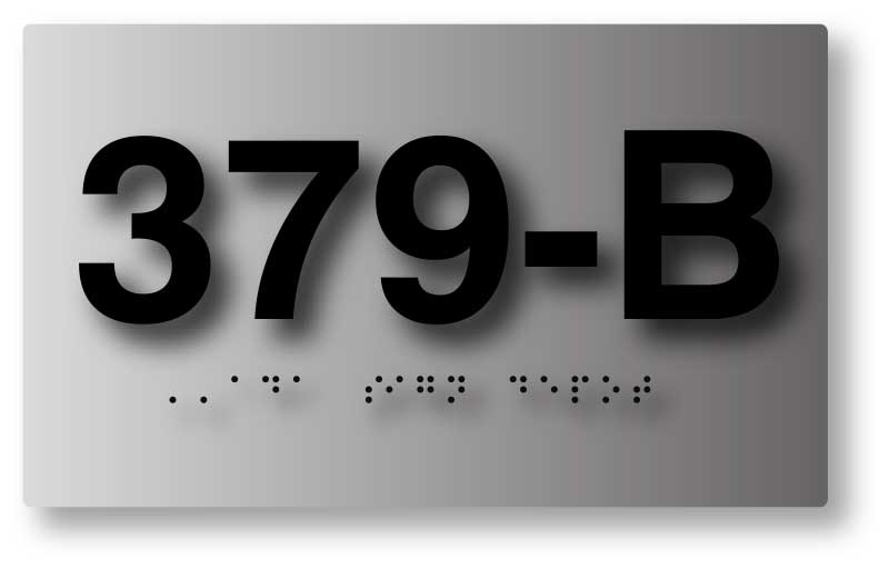 Custom School Classroom Number Signs with Braille – ADA Sign Depot