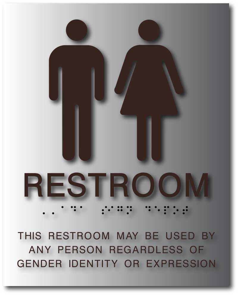 Unisex Bathroom Sign
