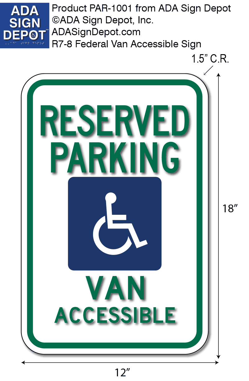 Handicap Parking Sign Height