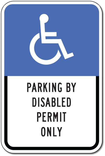 Florida State Handicap Parking Sign - Reflective Aluminum Parking Sign ...