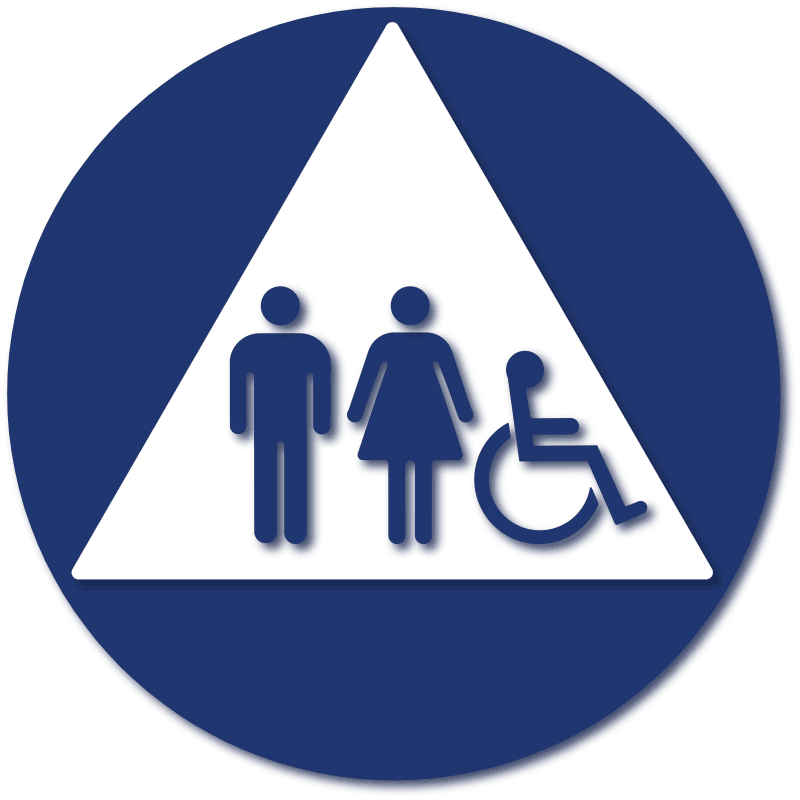 ADA Compliant Restroom and Bathroom Door Signs – ADA Sign Depot
